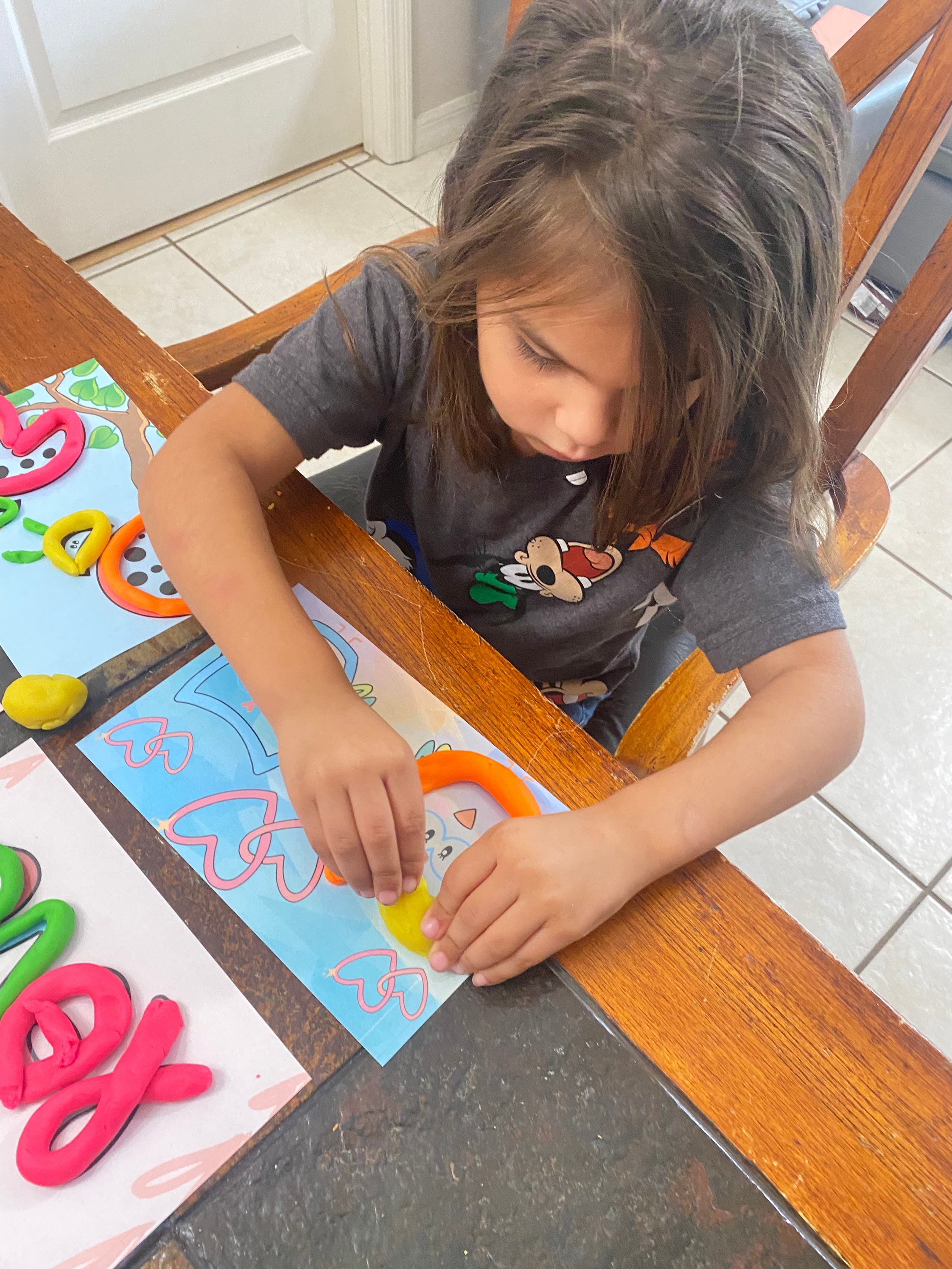 Play-dough Mats Valentine Day Classroom Kids Gifts - Etsy