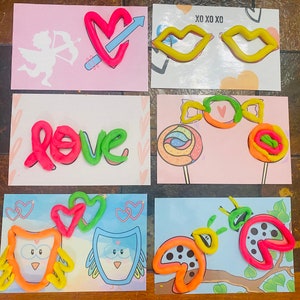 Play-dough Mats | Valentine Day Classroom Kids Gifts | Play-dough ...