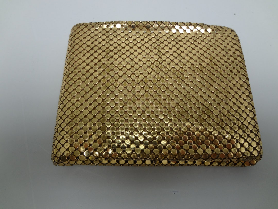 Vintage Whiting & Davis Co Gold Mesh Wallet 1950's - Etsy