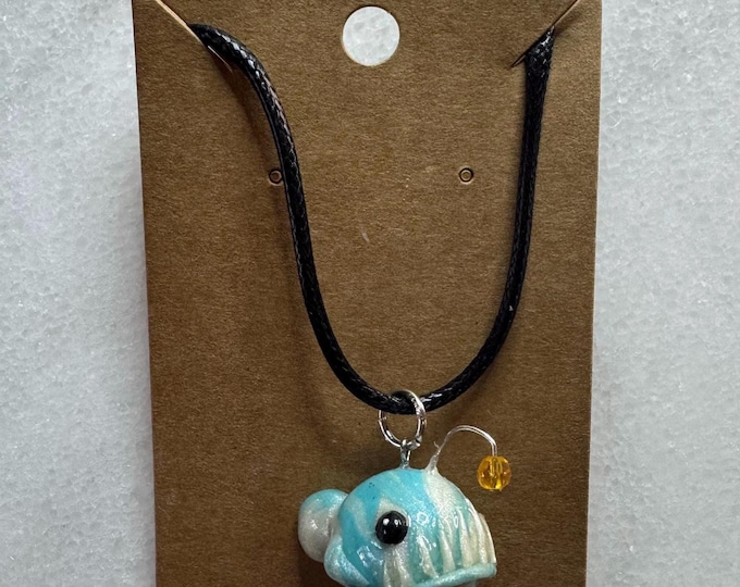 Hammerhead Shark Necklace - Blown Glass - Sea Glass Jewelry Statement ...