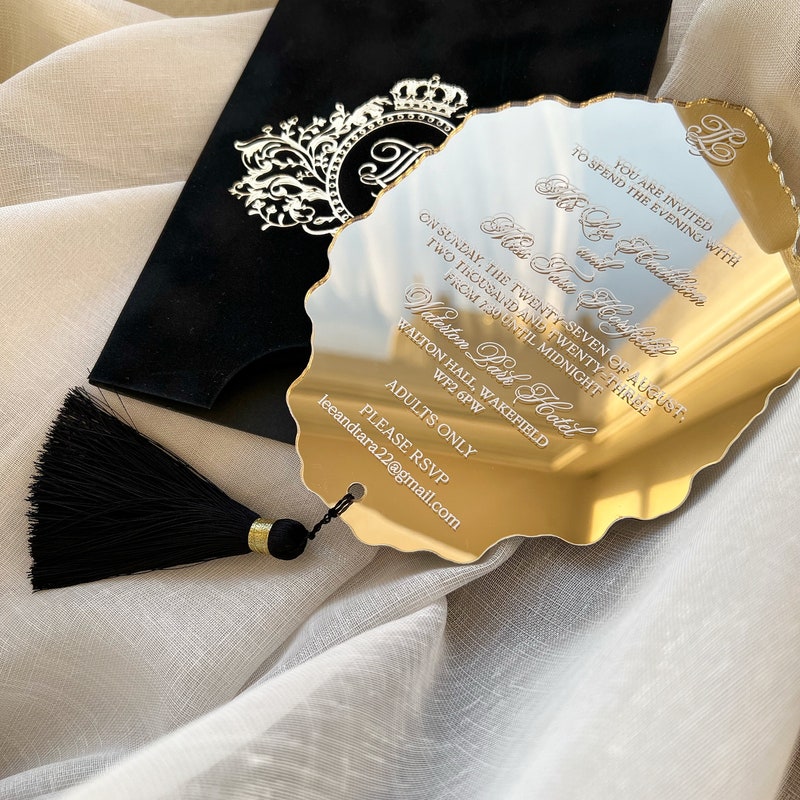 Mirror Invitation - Etsy