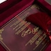 Luxury Red Velvet Wedding Invitation Box Suede | Acrylic Card Invites ...