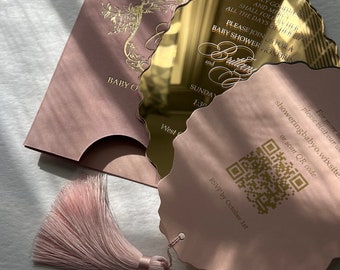 Luxury Wedding Invitation Box Acrylic Wedding Invitations in - Etsy