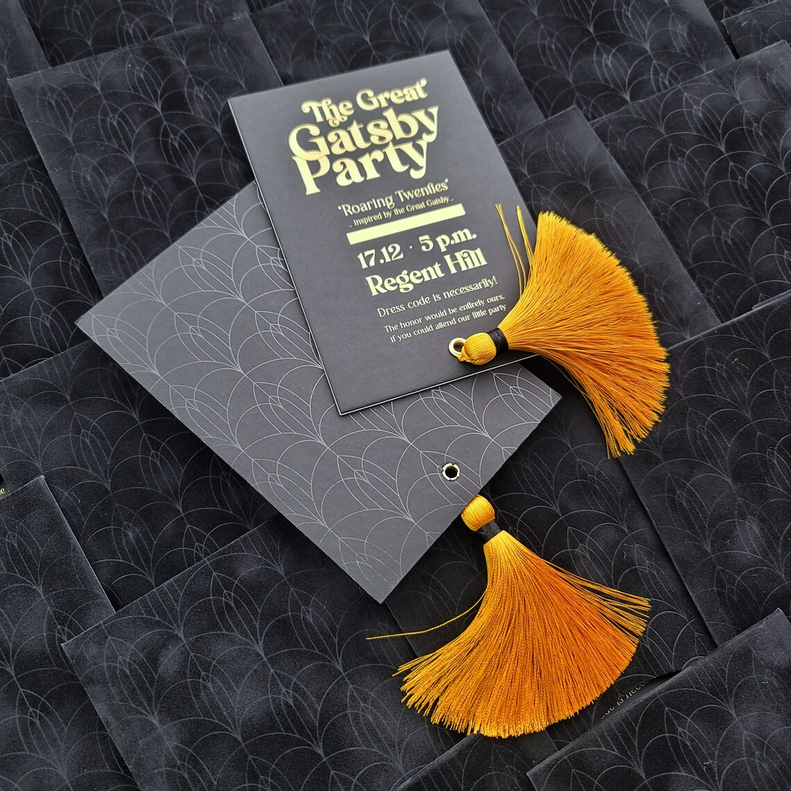 INVITATION SAMPLE Luxury Velvet Suite Box Italian Card | Etsy