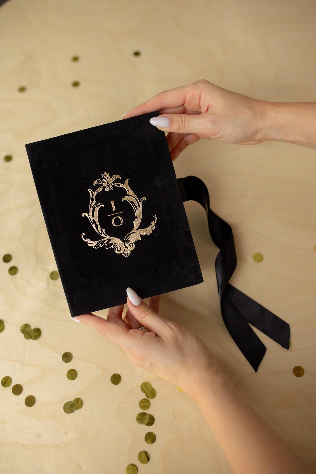 Velvet Pocket Folded Folio Wedding Invitation | Pocketfold Set ...