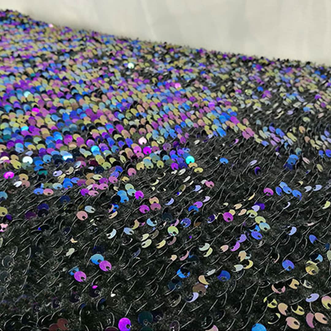 Drape Sequin Fabric Evening Gown Lint Overlay for Party Dress Soft ...