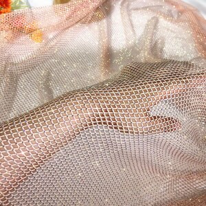 Glitzer Strass Spitze Stoff Bulk stock AB Shine Strass Stoff Netz für ...