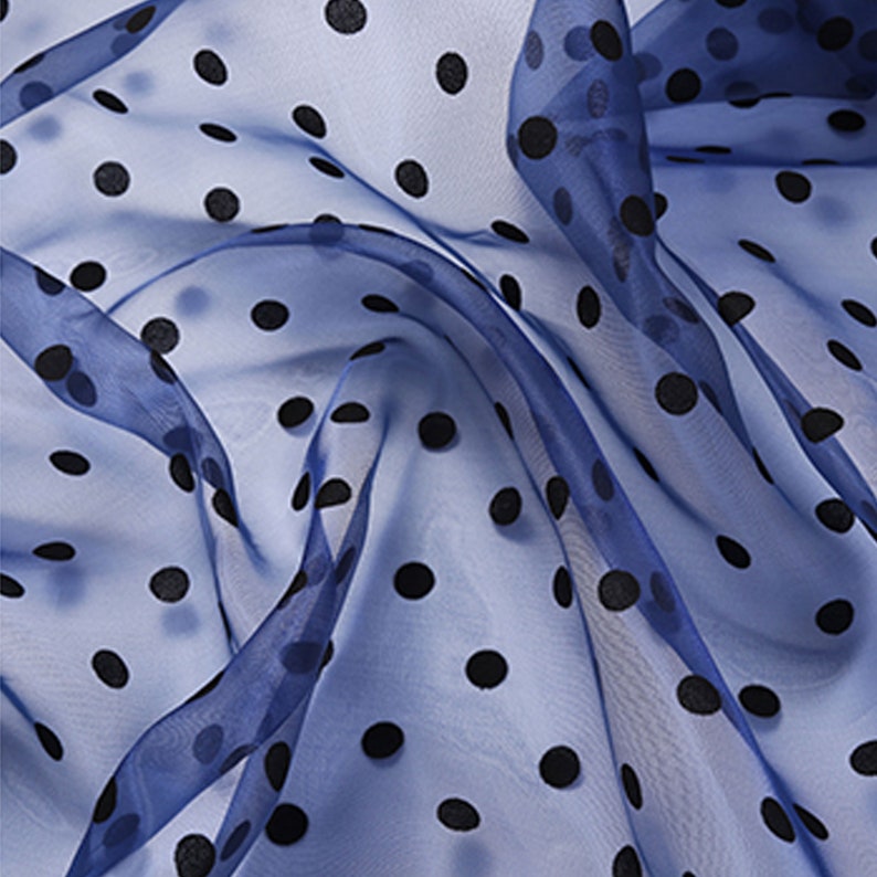 Organza Fabric With Dots Shimmery Lace Mesh by Yard for Birthday Dress ...