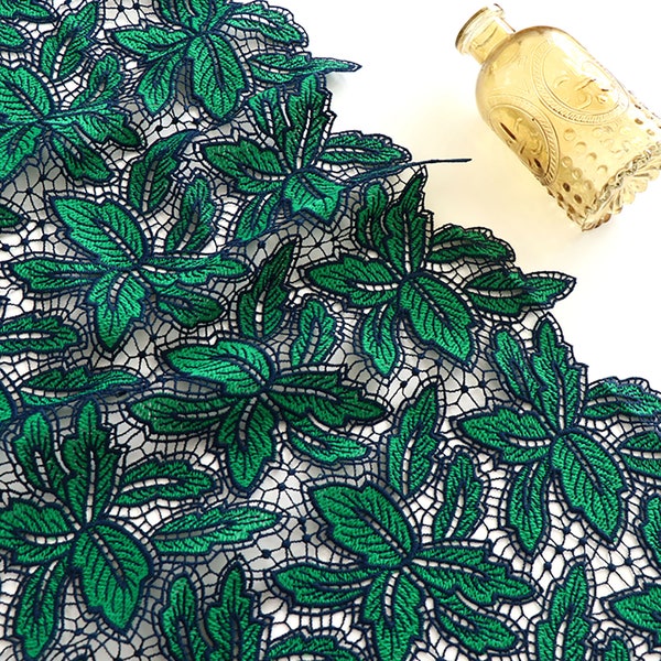 Green Lace Fabric - Etsy