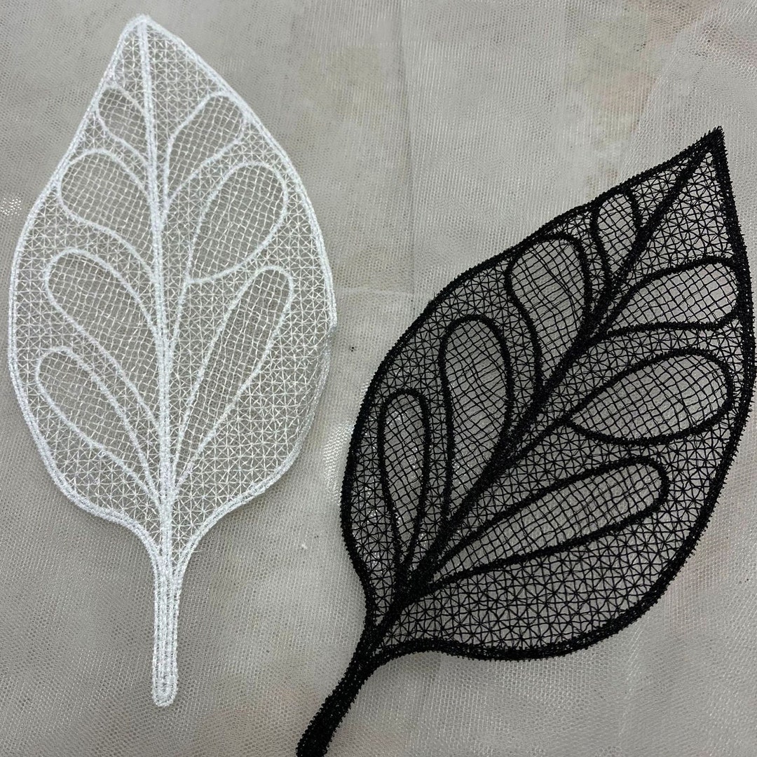 3pcs Leaf Applique Leaves Lace Patch for Costumes,party Dress - Etsy