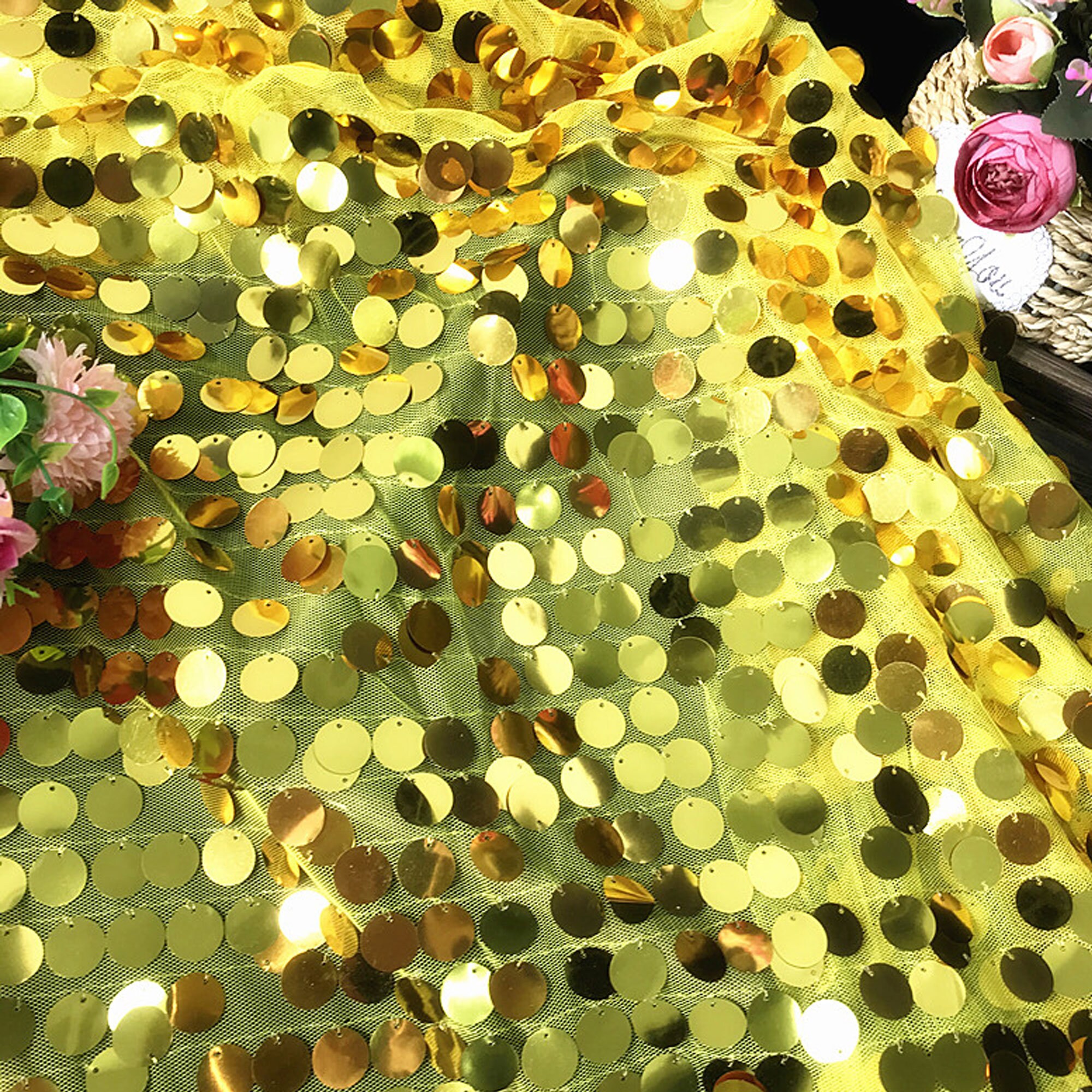 Party Cotumes Lace Fabric by the yard Fish Scale Lace Mesh | Etsy