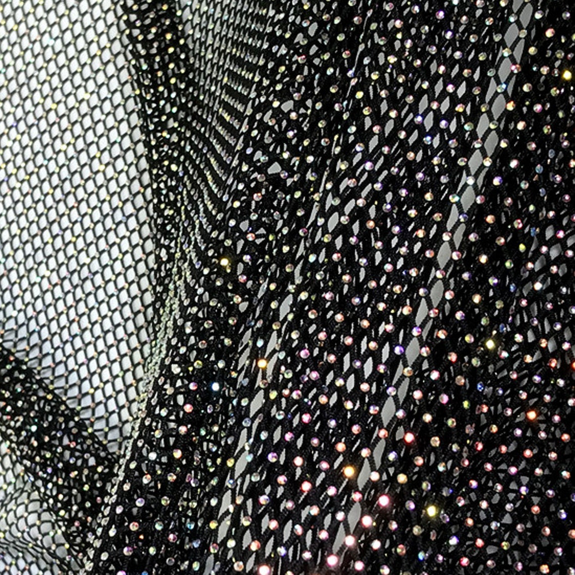 Glitzer Strass Spitze Stoff Bulk stock AB Shine Strass Stoff - Etsy.de