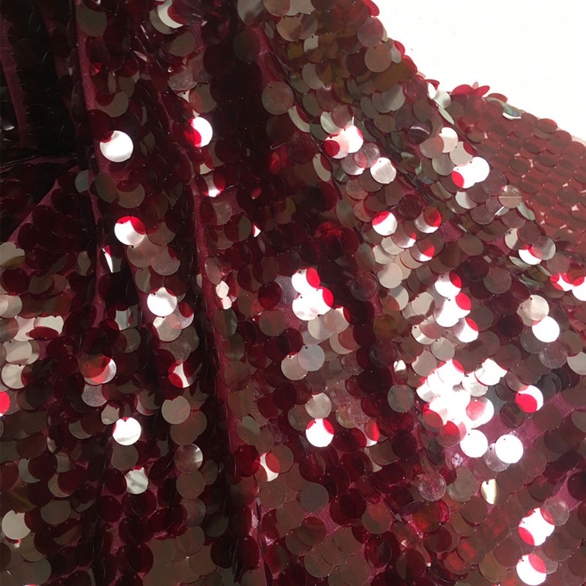 Party Cotumes Lace Fabric by the yard Fish Scale Lace Mesh | Etsy