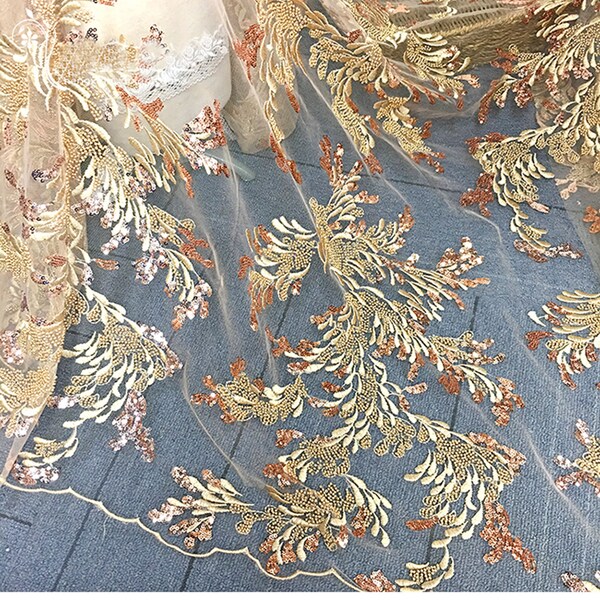 Champagne Fabric for Wedding - Etsy