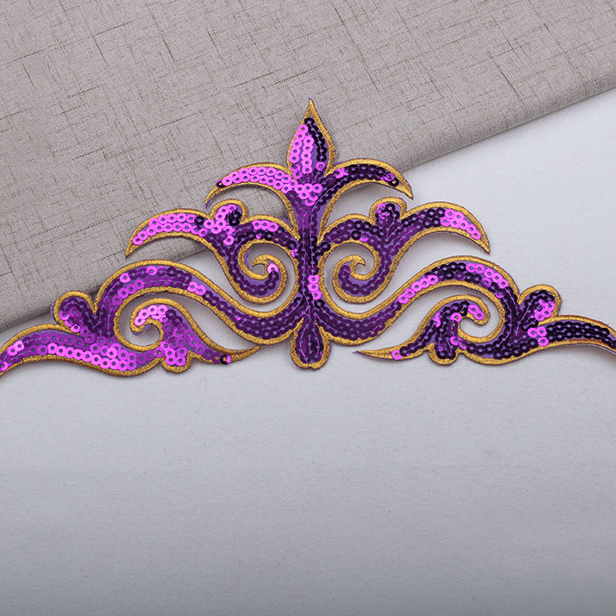 Bling Sequin Applique Dance Costumes Patch Iron on Applique Garment ...