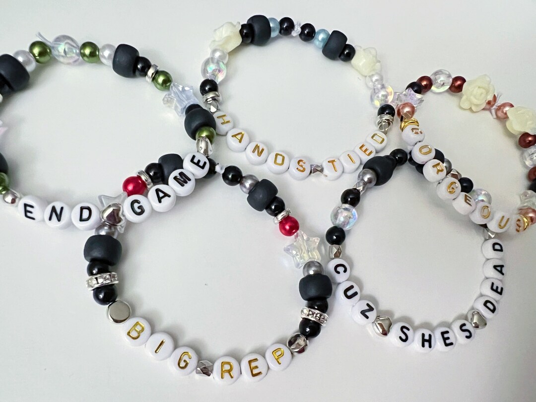 Taylor Swift Reputation Era Friendship Bracelets Variety Pack of 5 ...