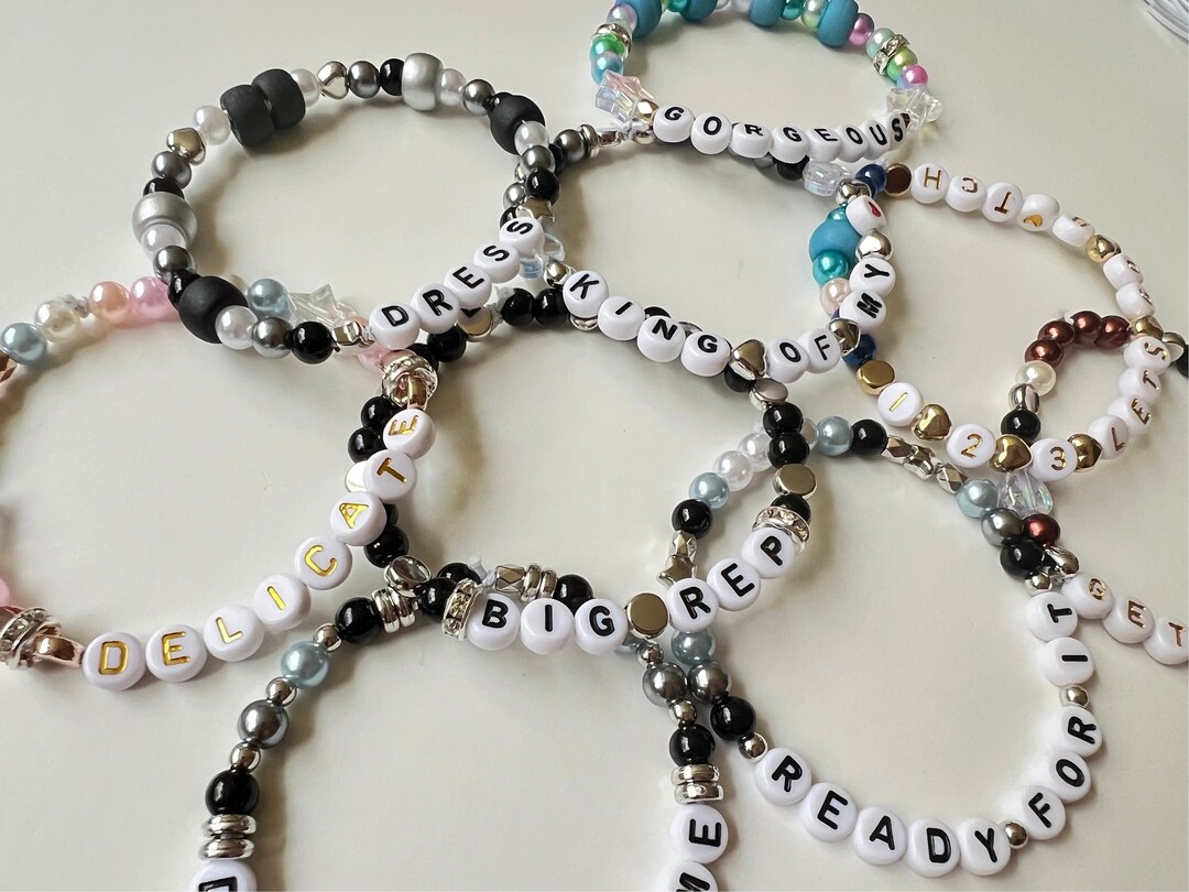Taylor Swift Reputation Era Friendship Bracelets Variety Pack of 10 ...