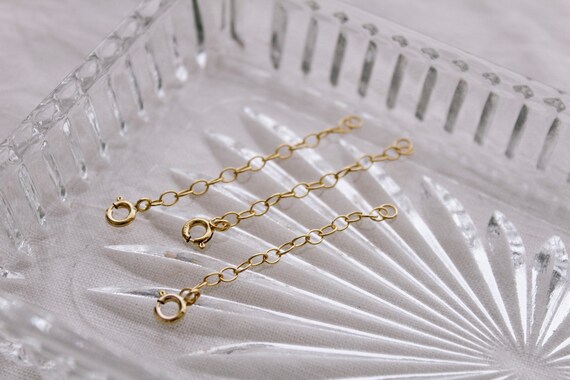 Necklace Extender 2 Inch Necklace Extender Gold Necklace | Etsy