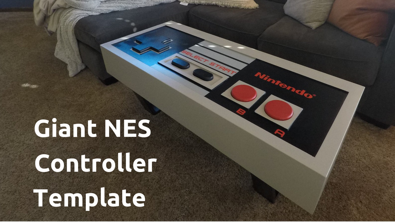 Giant NES Controller Template - Etsy