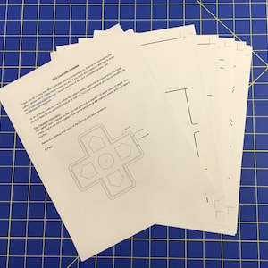 Giant NES Controller Template - Etsy