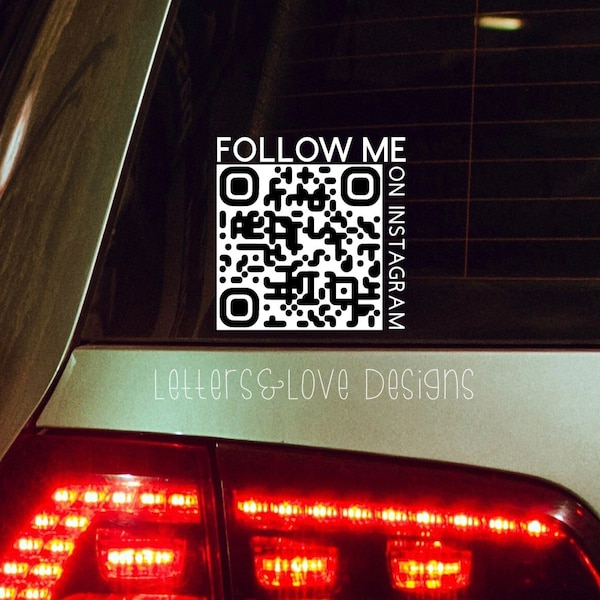 Instagram Custom Business QR Code Circle Stickers Personalized ...