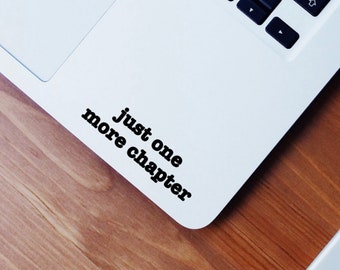 One More Chapter Decal - Etsy