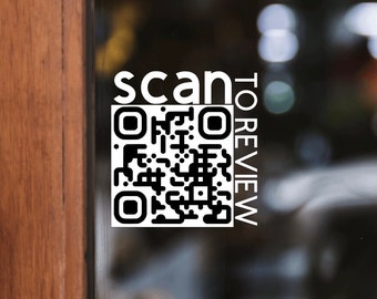 Follow Us on Instagram QR Code Vinyl Decal Advertise Your | Etsy