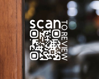 Follow Us on Instagram QR Code Vinyl Decal Advertise Your | Etsy