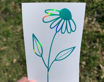 Vinyl Flower Decal - Etsy