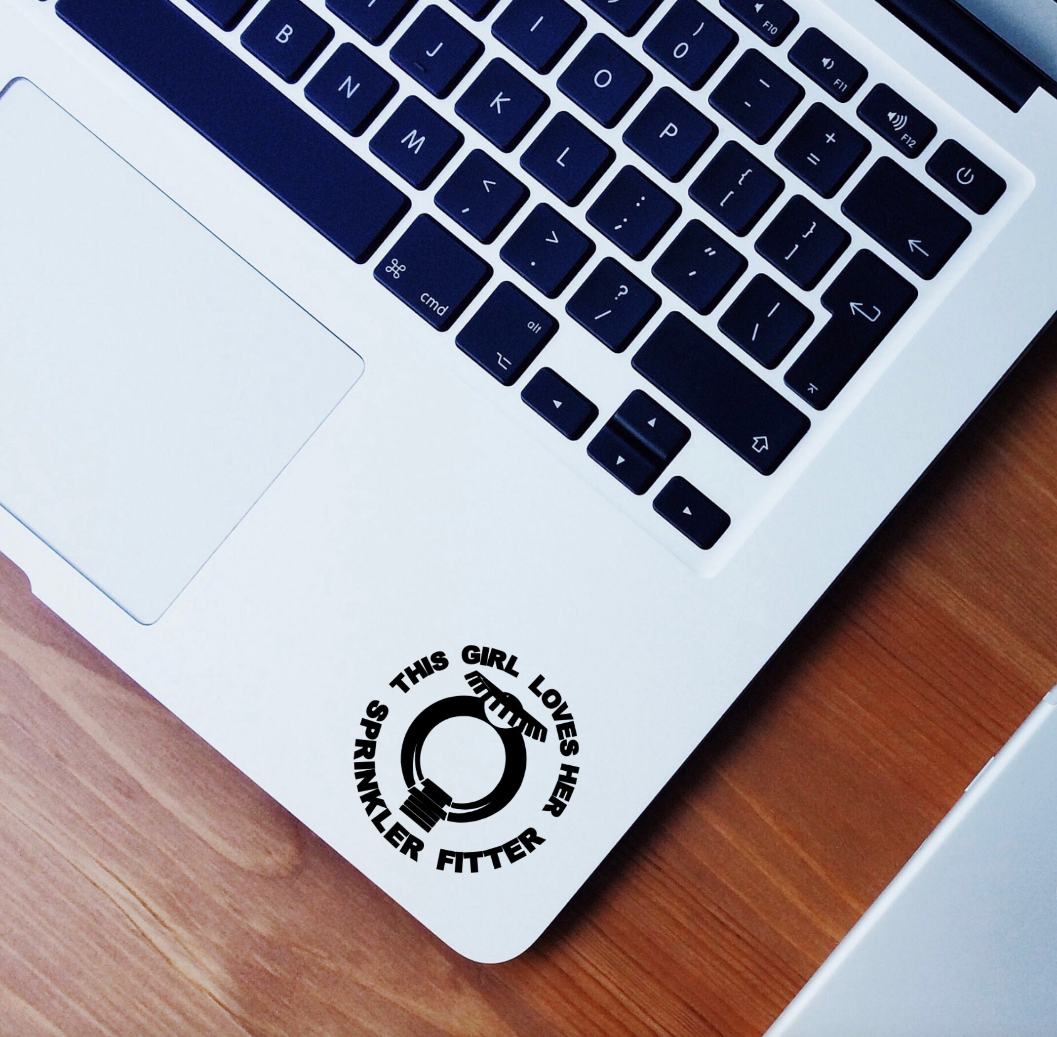 This Girl Loves Her Sprinkler Fitter Vinyl Decal Letters And | Etsy