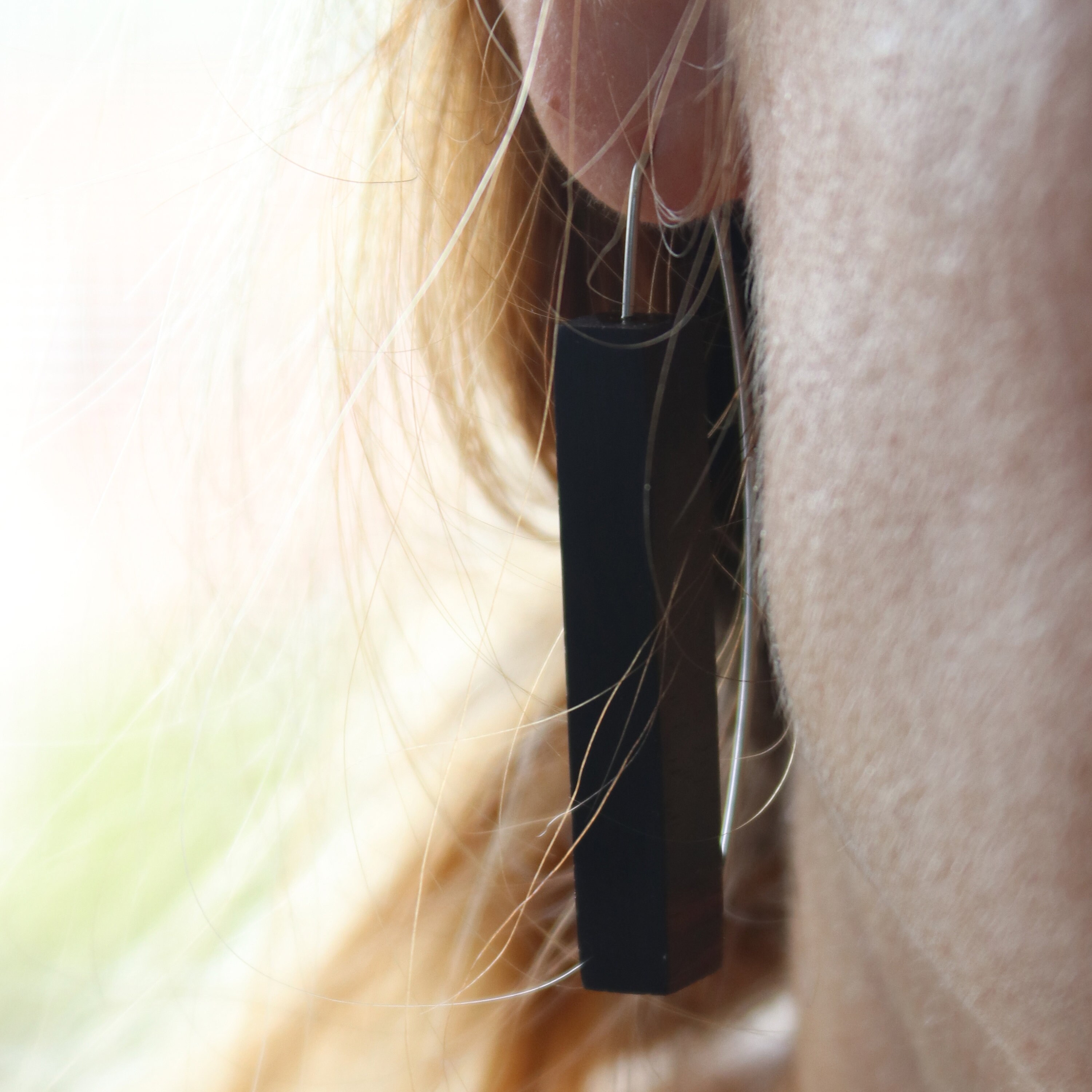 Elegant hand crafted women's wooden earrings for day and | Etsy