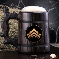 Horde Mug Custom Birthday Gift for Gamer Handmade Wood Stein With ...