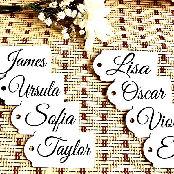 Wedding Name Tags - Etsy