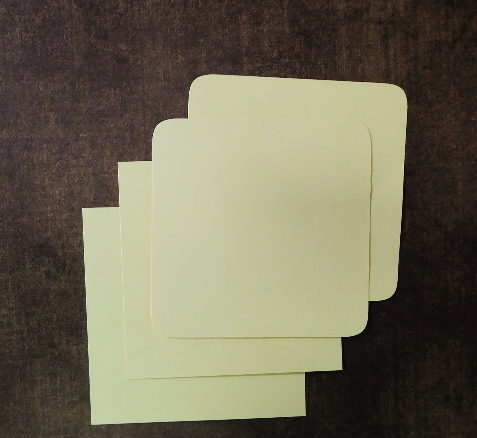 Ivory Cards 50 blank 3.5x3.5 square cards . gift cards . | Etsy