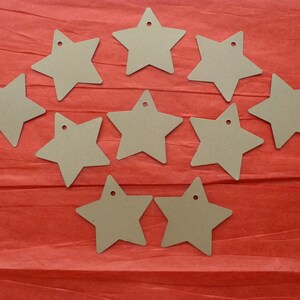 Large Kraft Star Tags 50 Blank Gift Tags, DIY Price Tags for Your ...