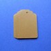 100 Scalloped Top Tags Big Tags Kraft Luggage Tags Blank Tags Gift Tags ...