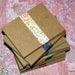 25 Chipboard Postcards A2 Size Lightweight 4.25x5.5 Kraft Cards Blank ...