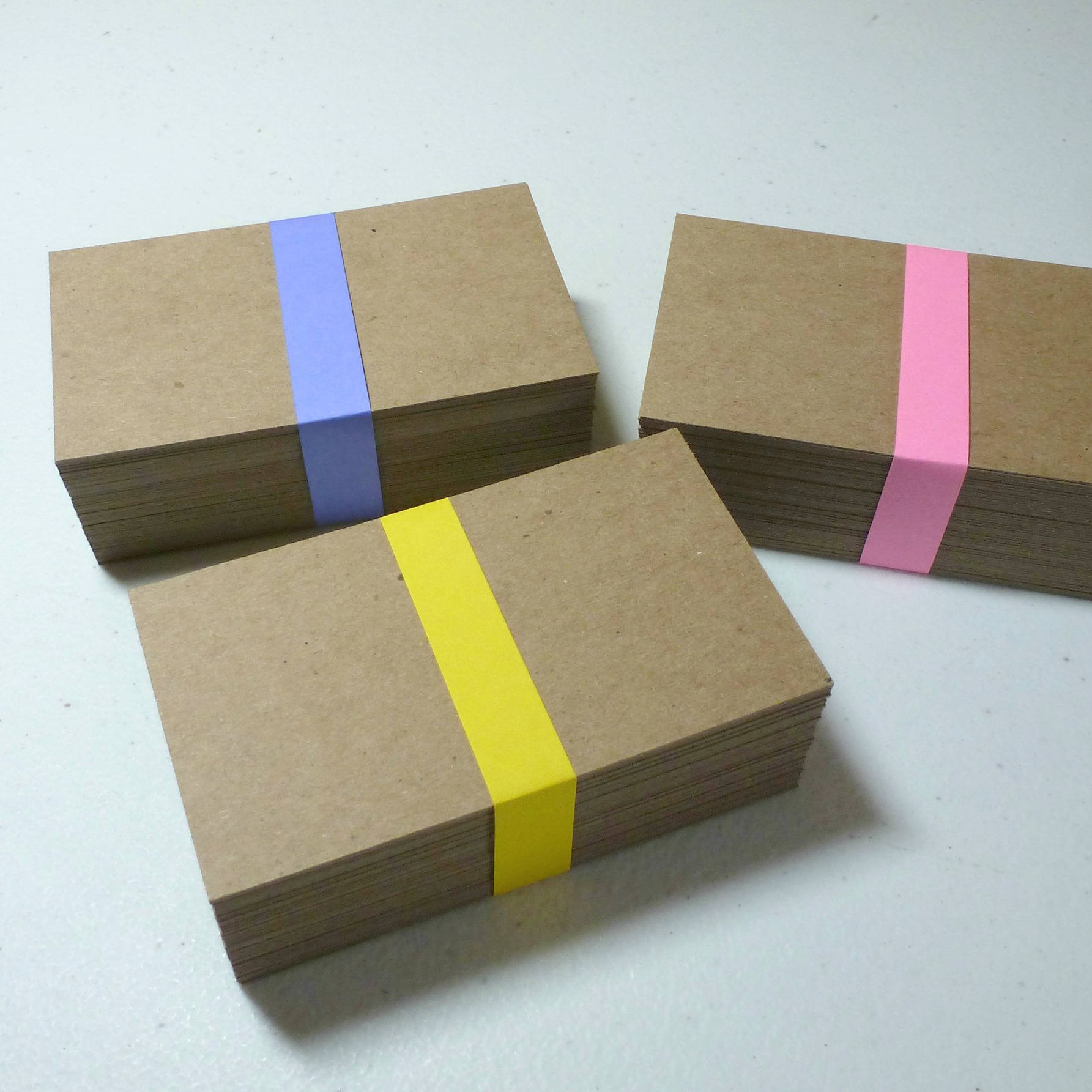 100 Chipboard Business Cards Paper Kraft Cards Biz Cards | Etsy