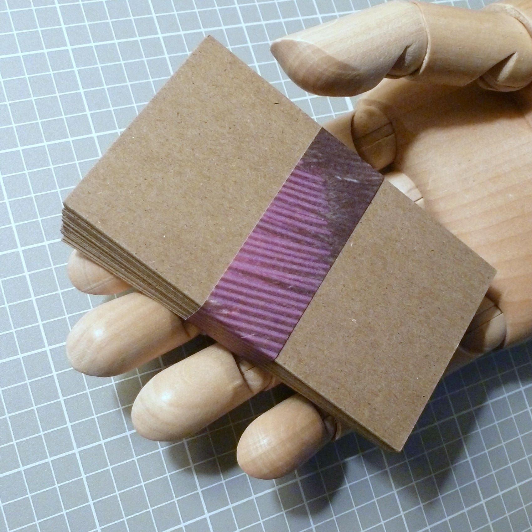 100 Chipboard Business Cards Paper Kraft Cards Biz Cards | Etsy