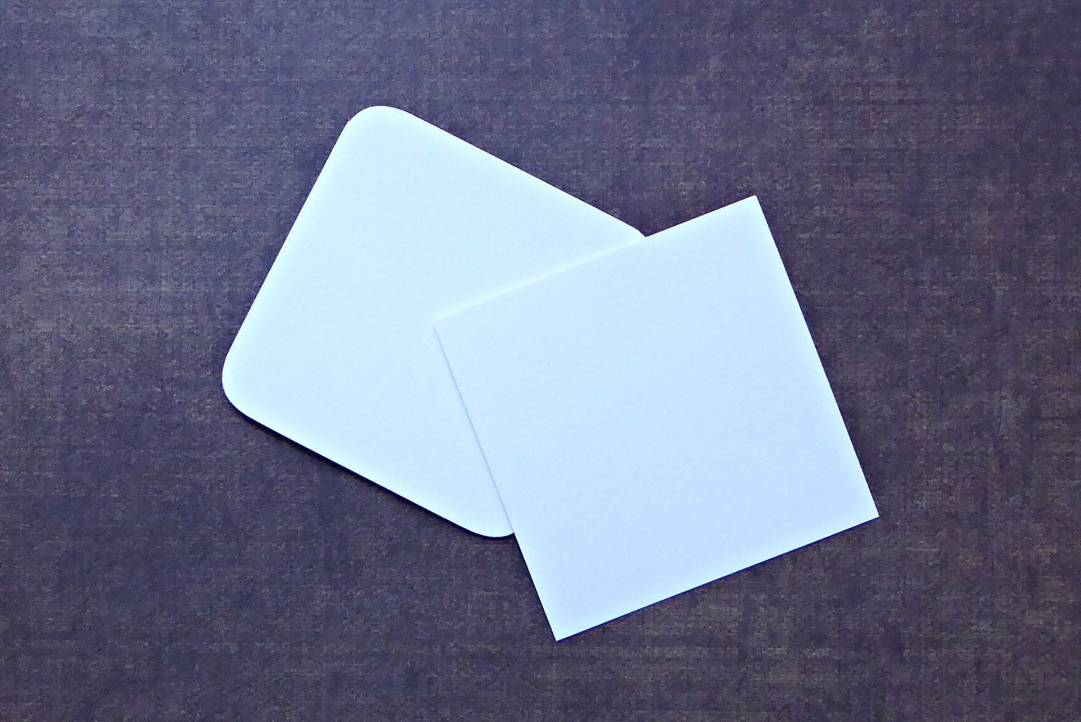 50 Square 2x2 Cardstock Cards . White Mini Cards . Arts and Crafts ...
