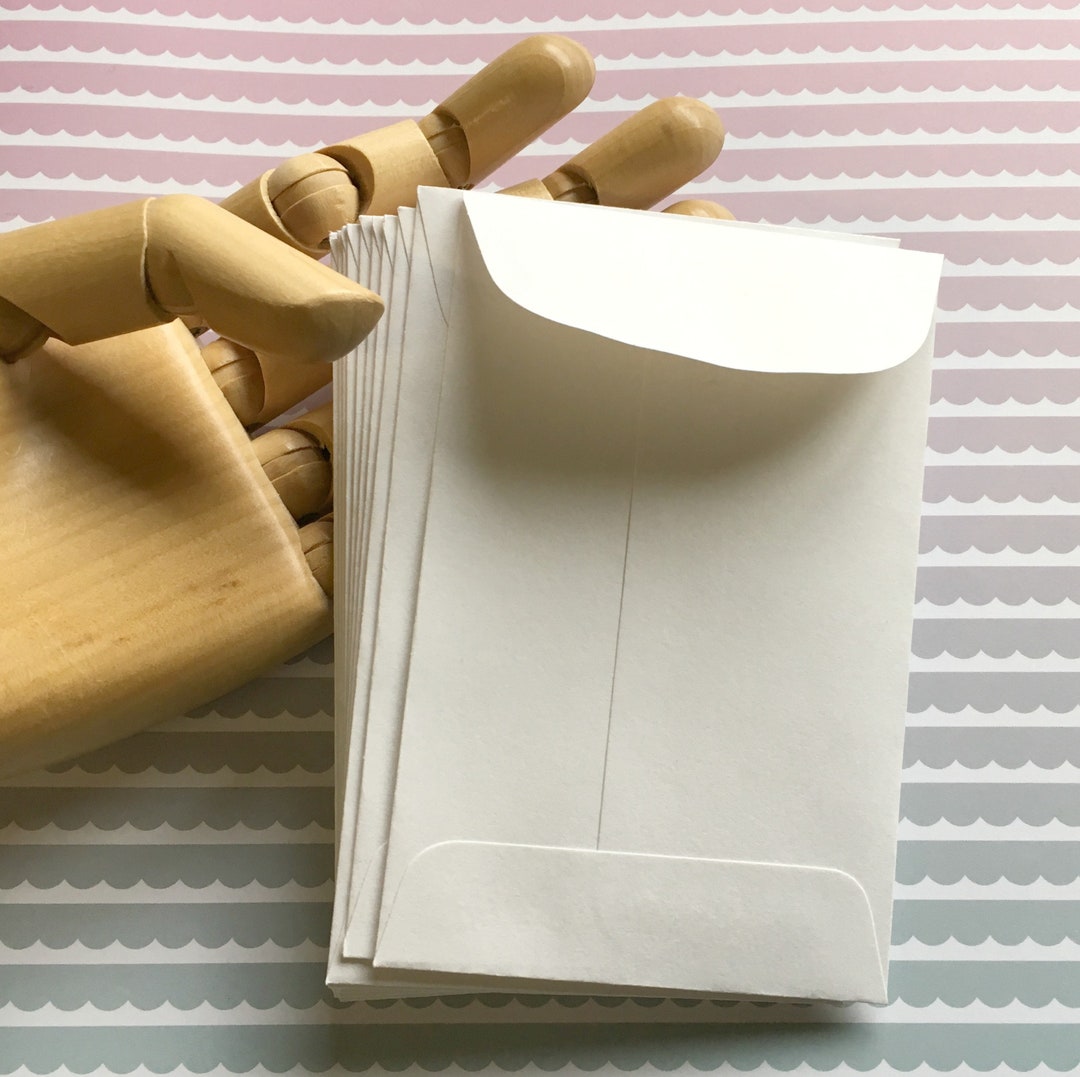 Coin Envelopes (50) - Small/medium Size (3" X 4.5") With Gummed Flaps ...