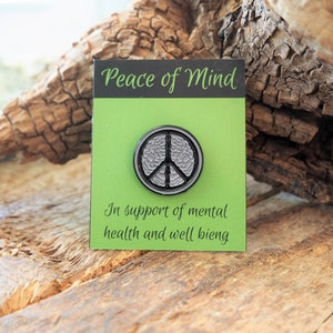 Peace of Mind Enamel Lapel Pin - Etsy