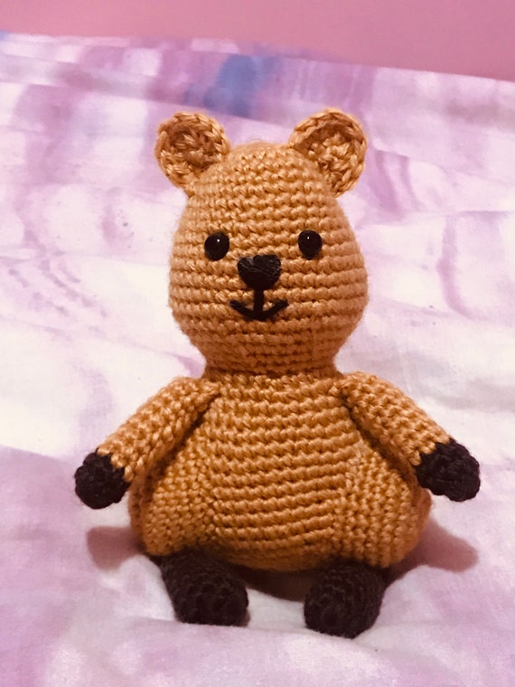 Quinton the Quokka Crochet Pattern | Etsy