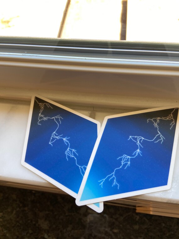 LIGHTNING sticker | Etsy
