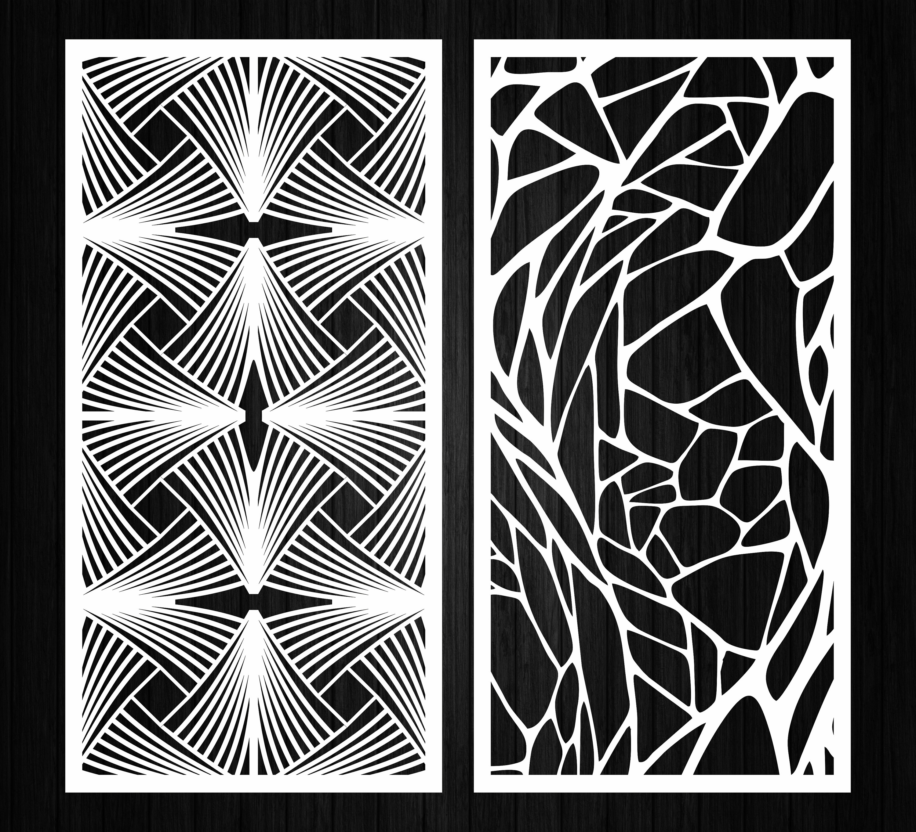 7 Decorative Ornamental Panel Dxf.svg.ai.eps.inter Room - Etsy Norway