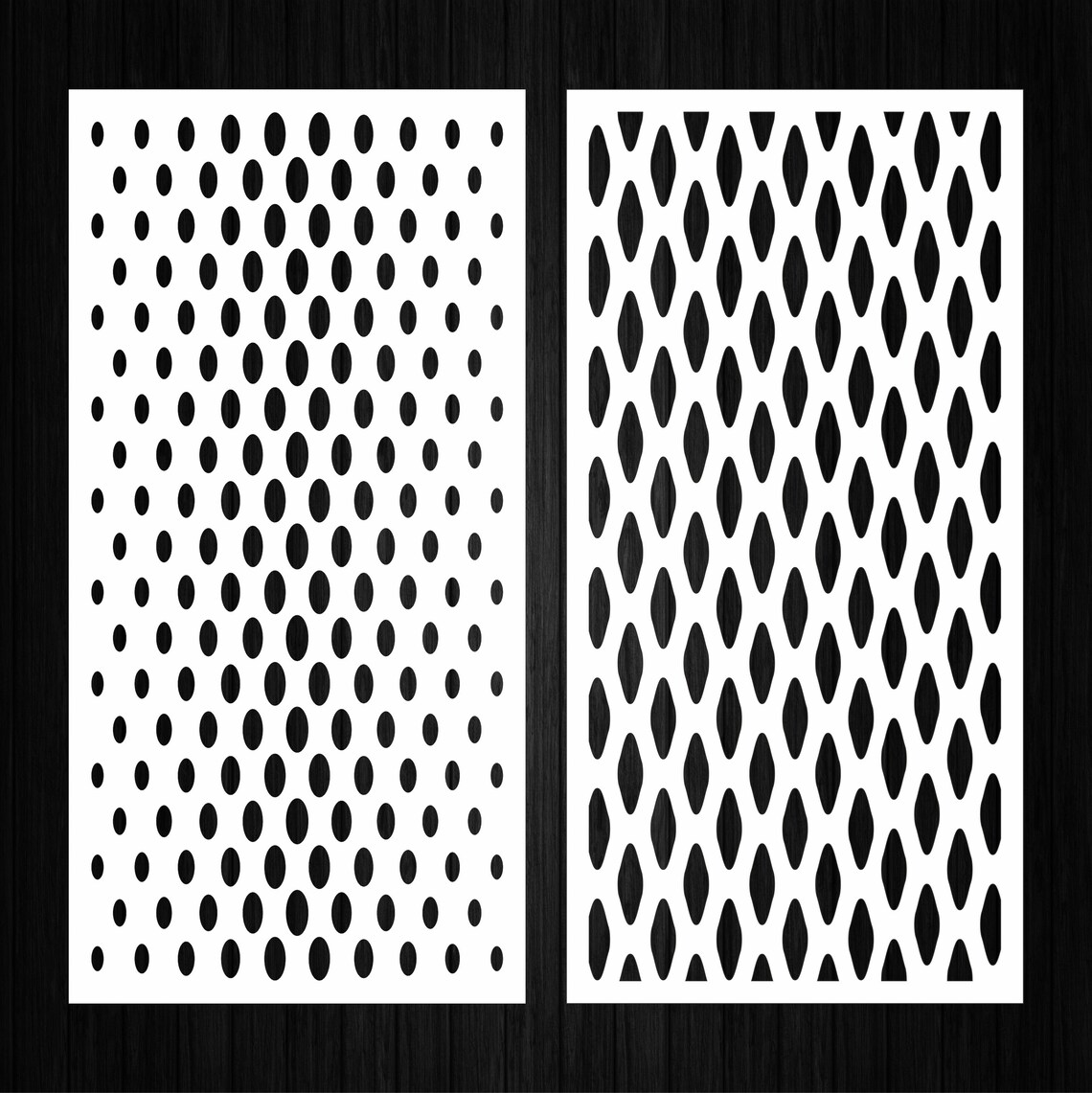 7 Decorative Vector Art Panel dxf.svg.ai.eps. Room - Etsy