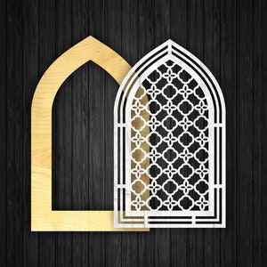 Decorative Cathedral Windows Arch Bundles, Gothic Window Arches for ...