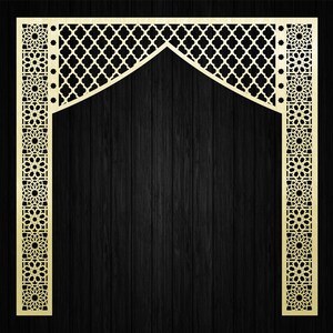 Decorative Arches With Moroccan Style, Islamic Wall Patterns, Arabic ...