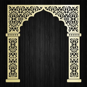Ornamental Arches With Arabic and Moroccan Style, Decorative Wall Decor ...