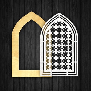 Decorative Cathedral Windows Arch Bundles, Gothic Window Arches for ...